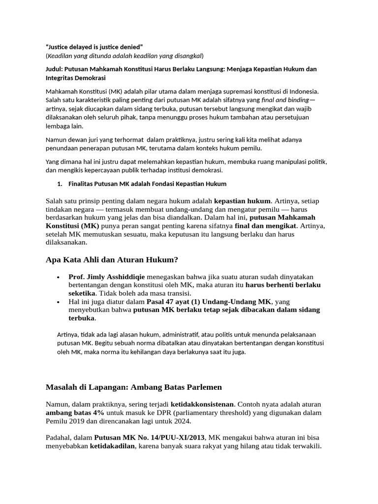 Teks Debat 1 Kontra | PDF