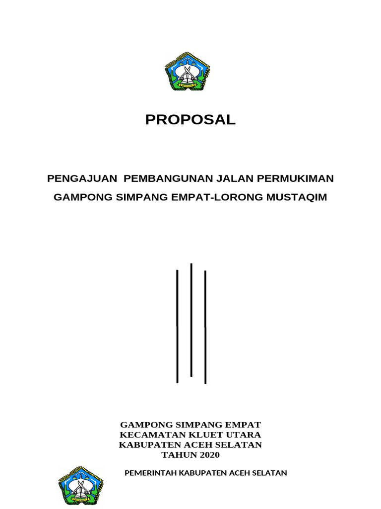 Proposal Perbaikan Jalan RW | PDF