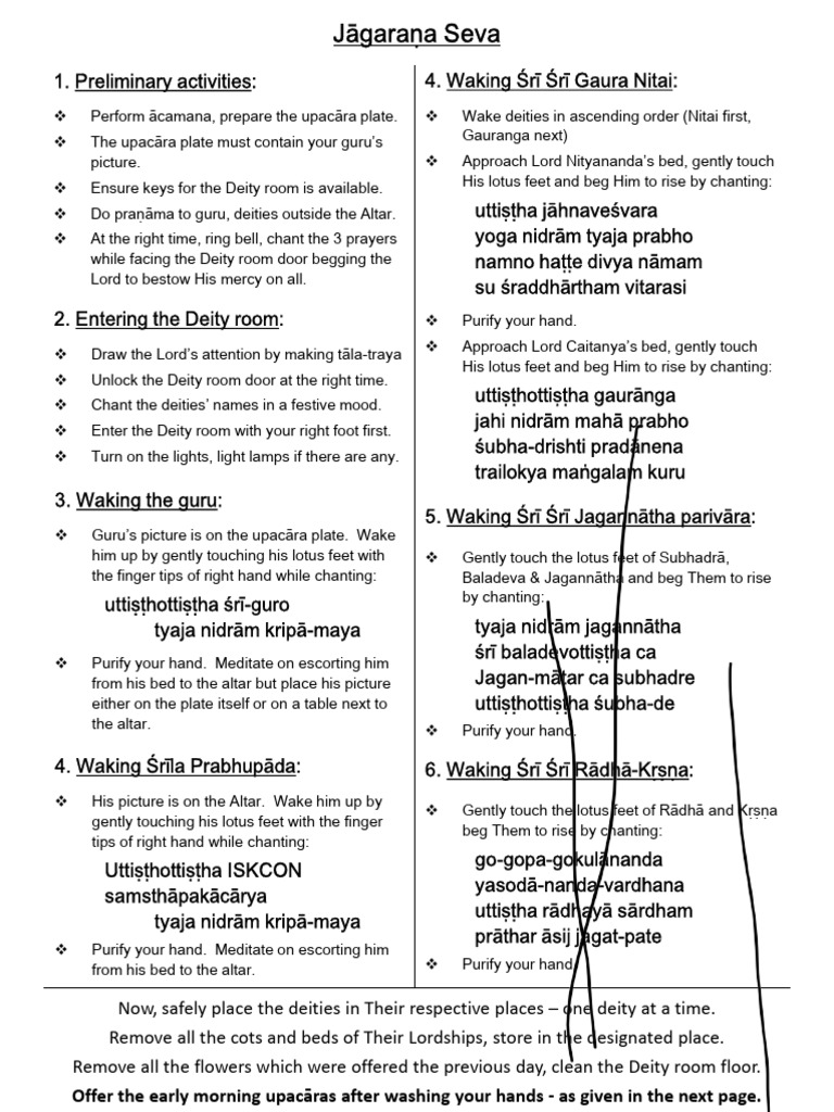 Single Sheet - Jagarana Seva PDF | PDF | Indian Religions
