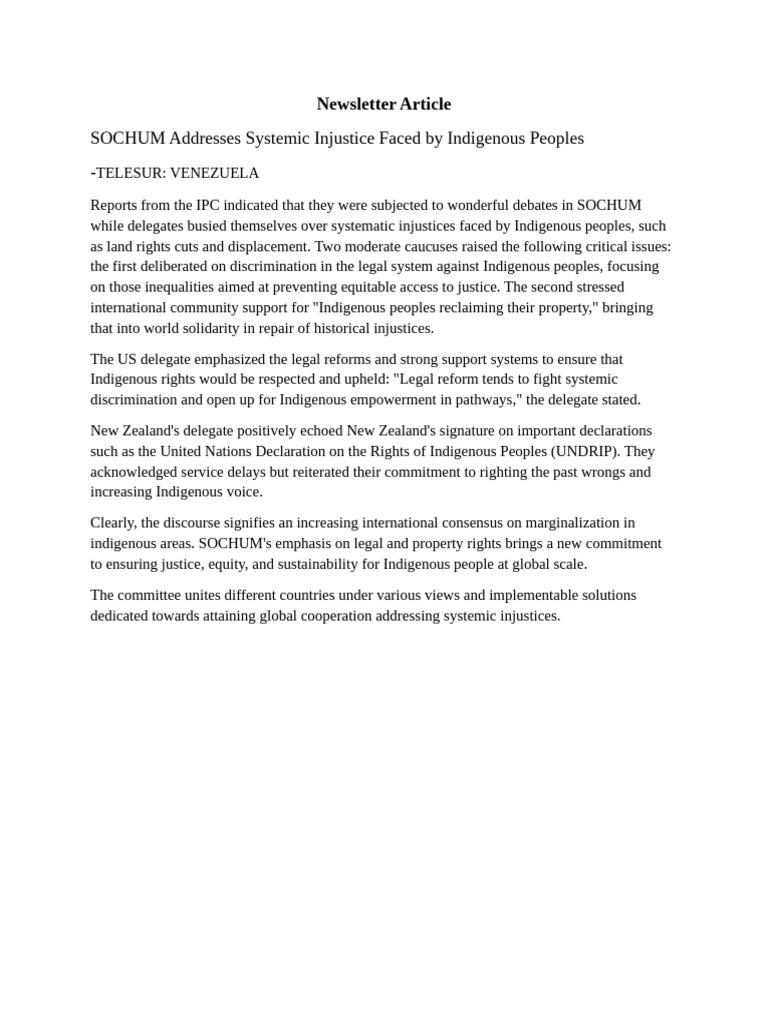 Newsletter Article | PDF