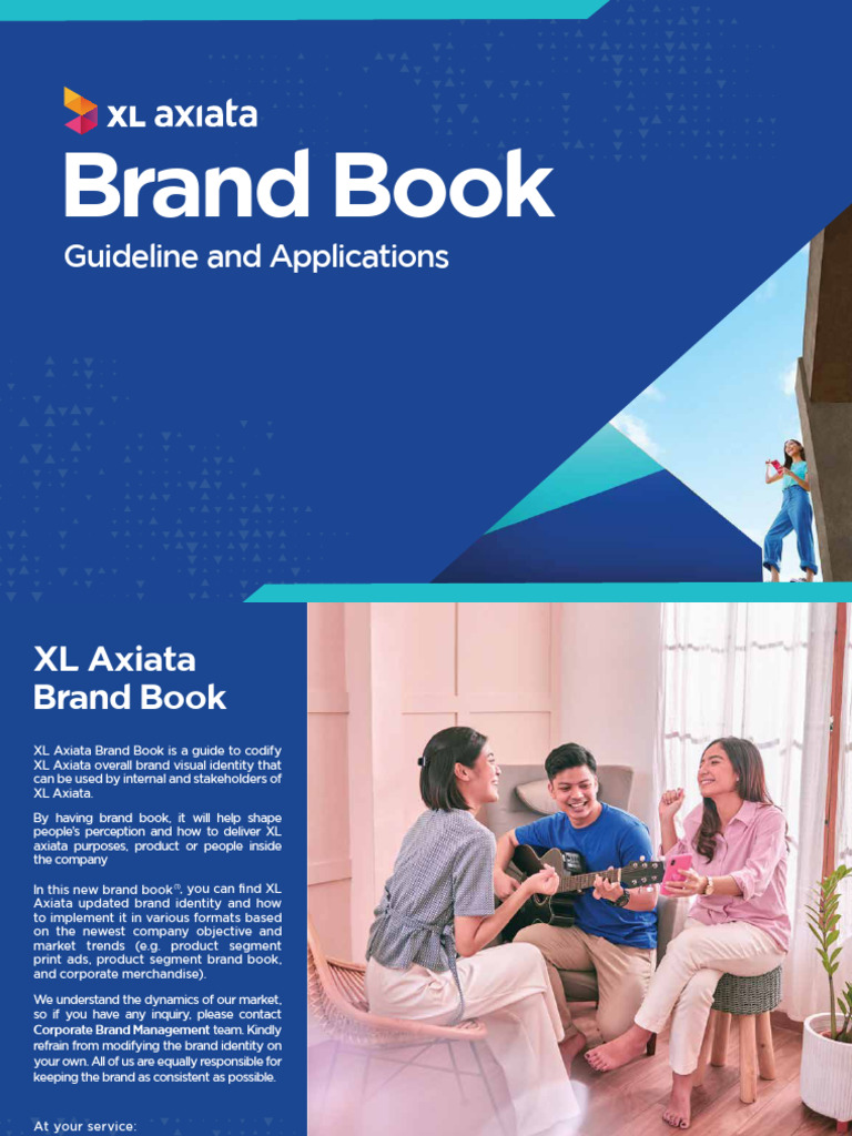 XL Axiata Brand Book Guidelines | PDF | Brand | Logos