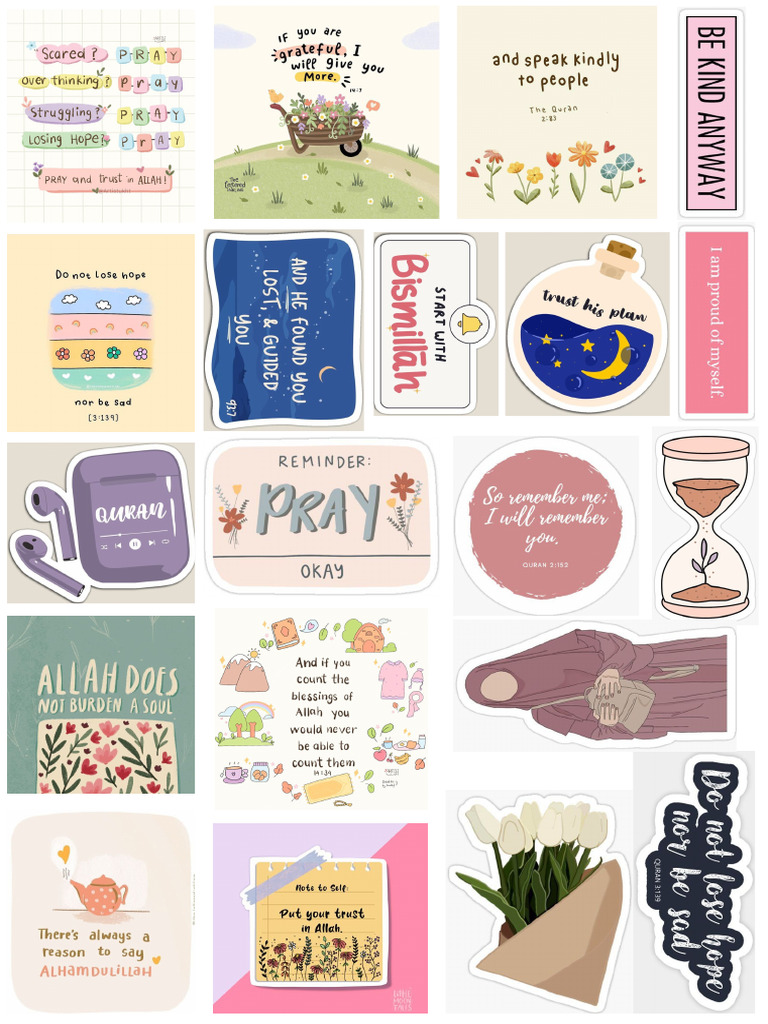 Islamic Stickers | PDF
