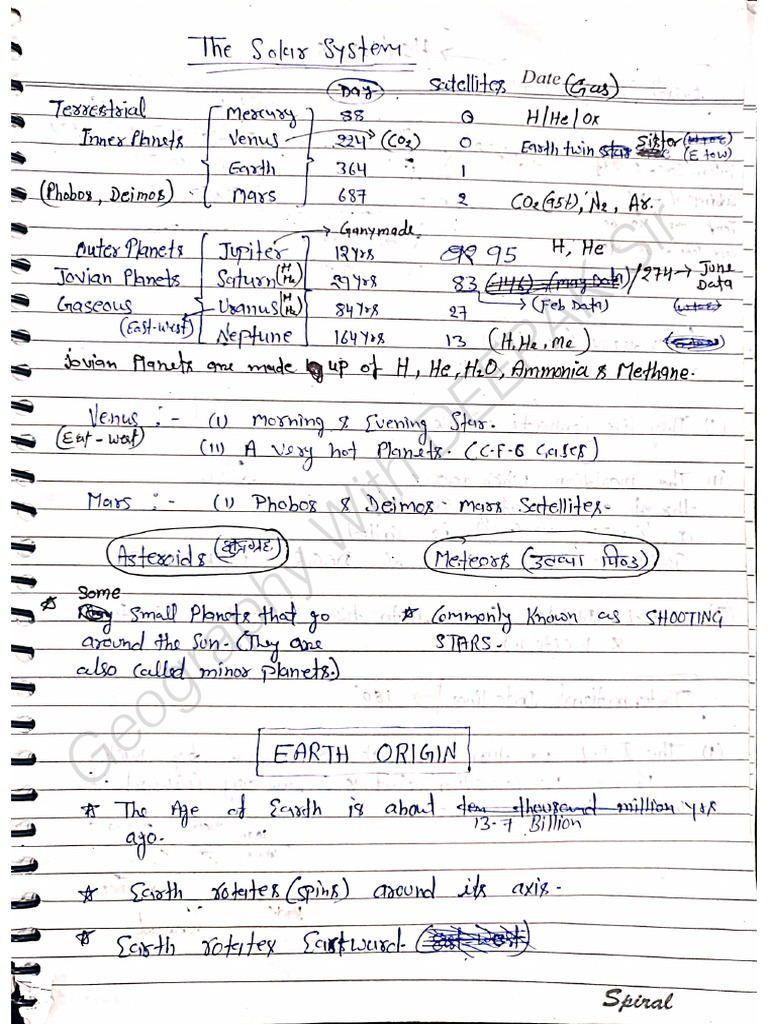 Solar System, Ocean Current, Tides, Lake | PDF