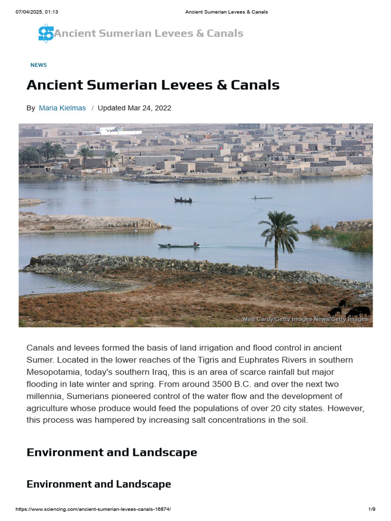 Sumerian Levees and Irrigation Systems | PDF | Exoplanet | Milky Way