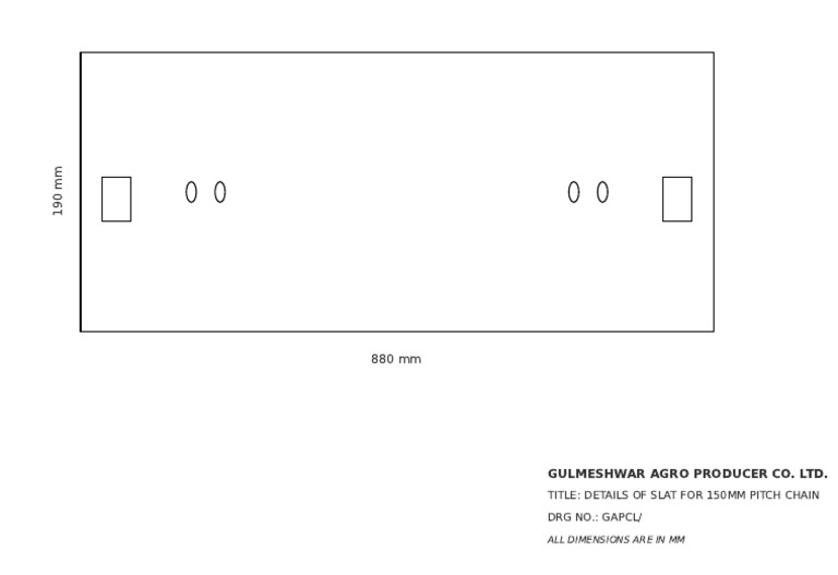 Slat Drawing GAPCL | PDF