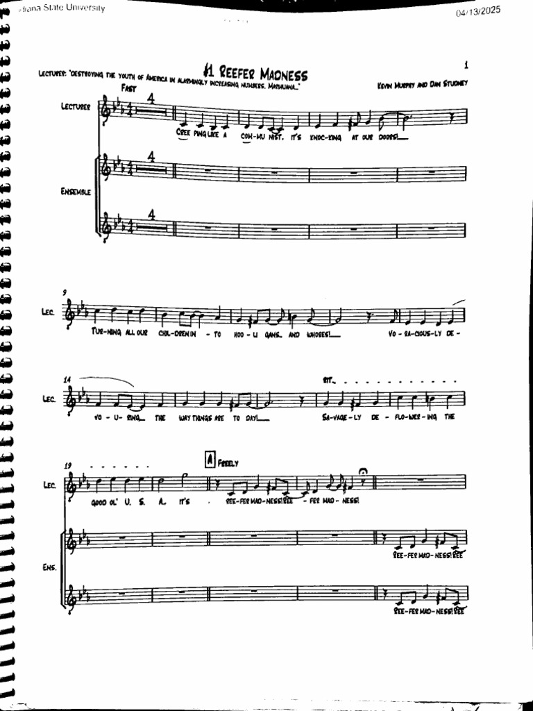 11 Reefer Madness Test | PDF