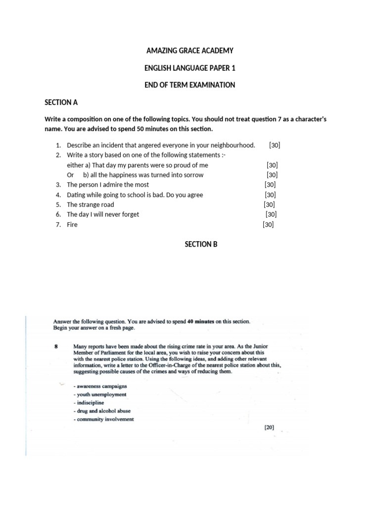 Amazing Grace English p1 | PDF