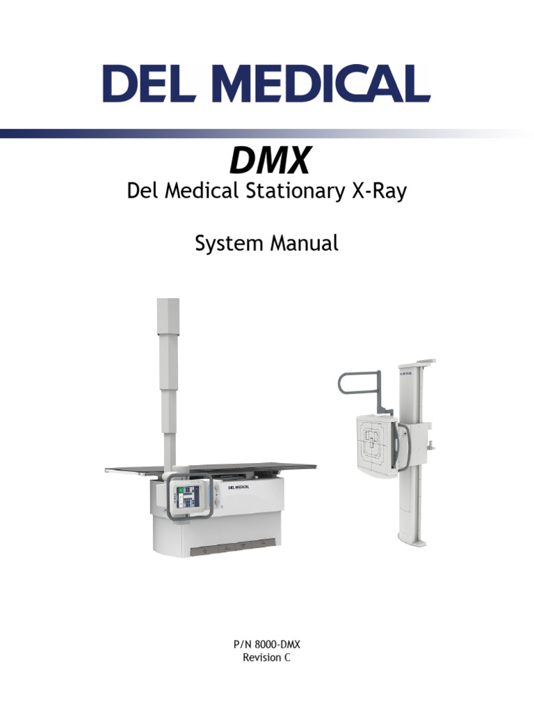 Del Medical DMX X-Ray System Manual | PDF | Radiography | X Ray