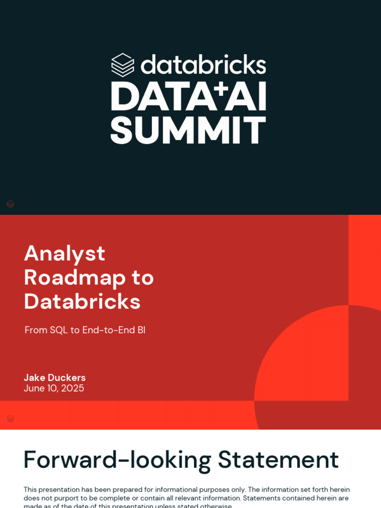 Databricks SQL Analyst Roadmap Guide | PDF | Information | Data