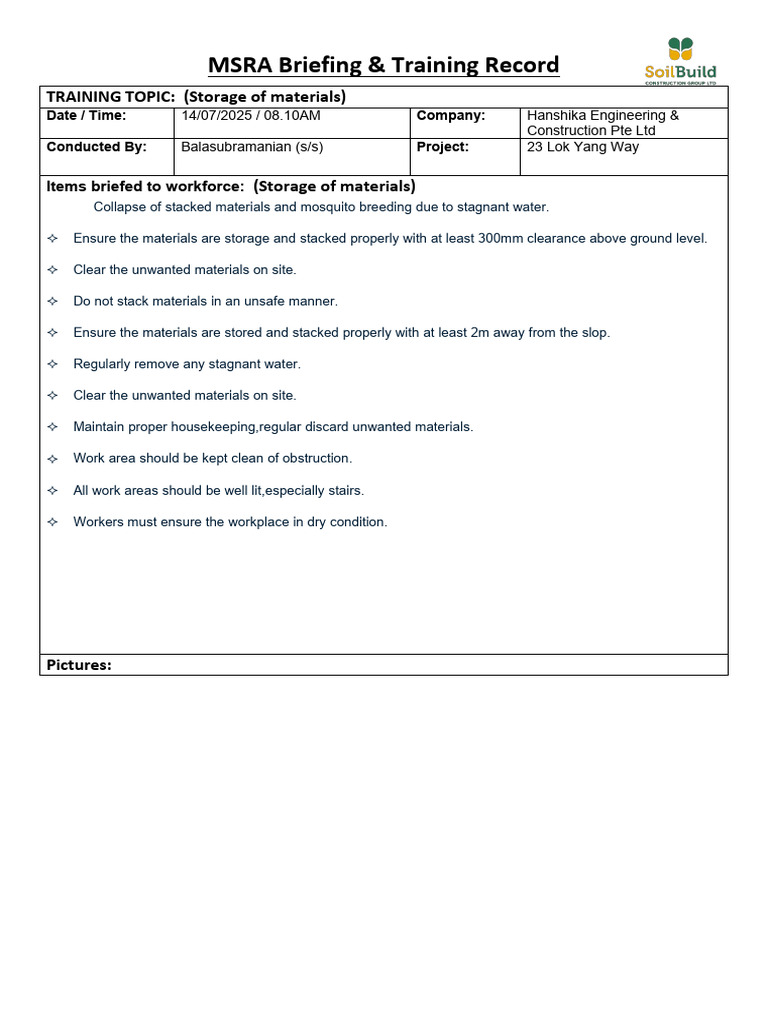 MSRA Training Record | PDF
