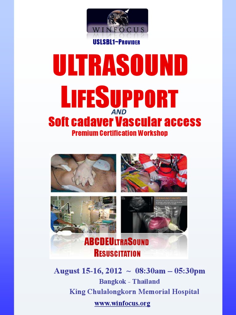 WINFOCUS USLS BL1 Provider CourseProgram 2d en Template 2012 Adult1 | PDF | Medical Ultrasound ...