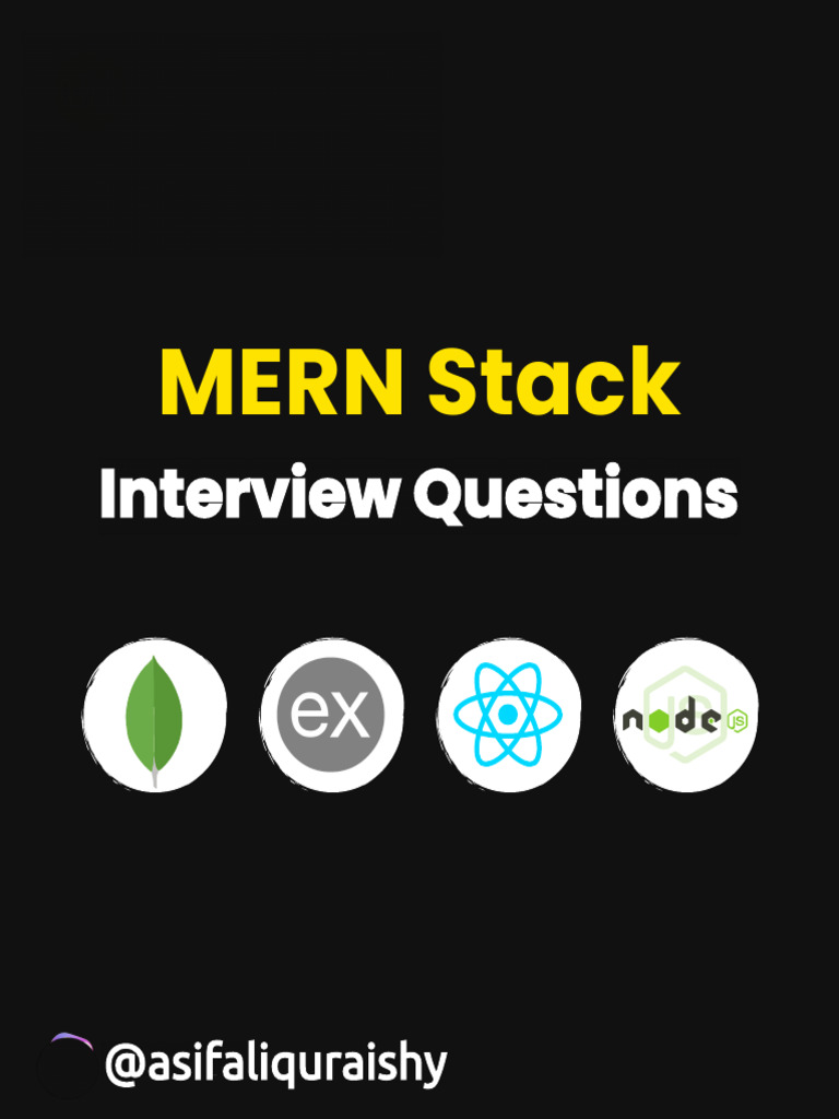 Important Questions On Mern Stack | PDF | Mongo Db | Computing