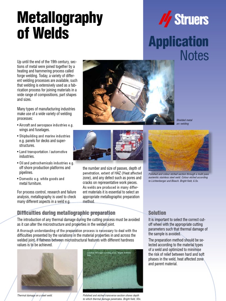 Application Notes Welding (English) | PDF | Welding | Construction
