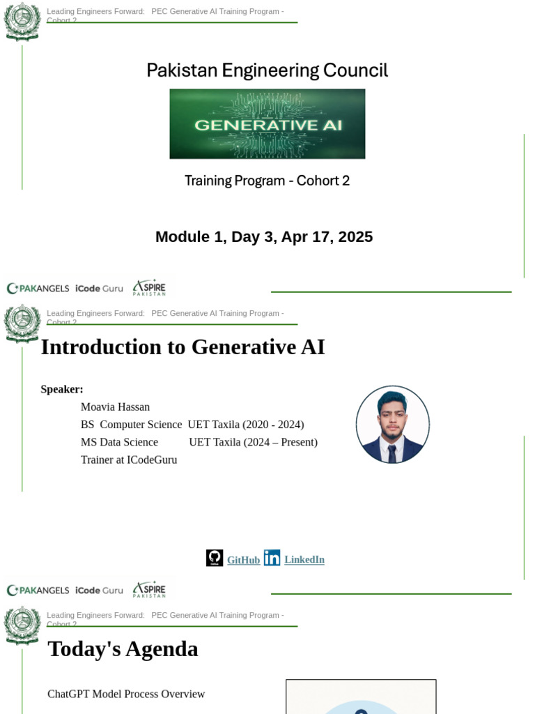 PEC Cohort 2 Gen AI Training Day 3 | PDF | Computing | Cognitive Science