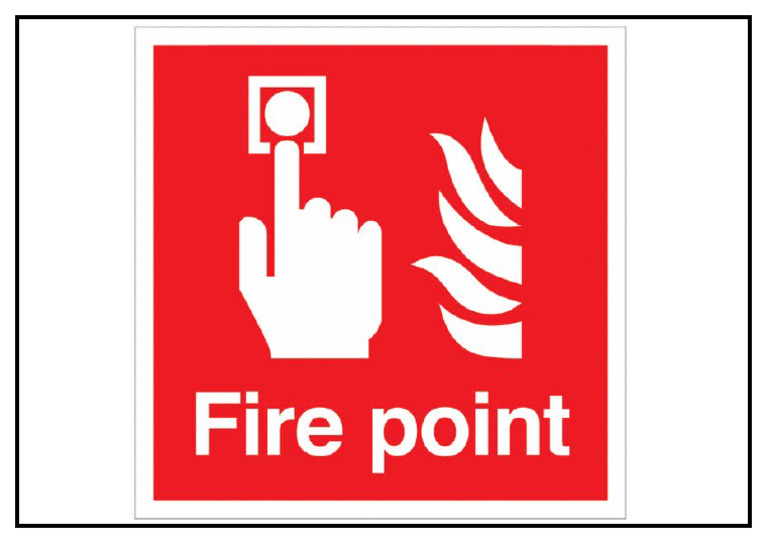 A3 - Fire Point Sign Eng-2 | PDF