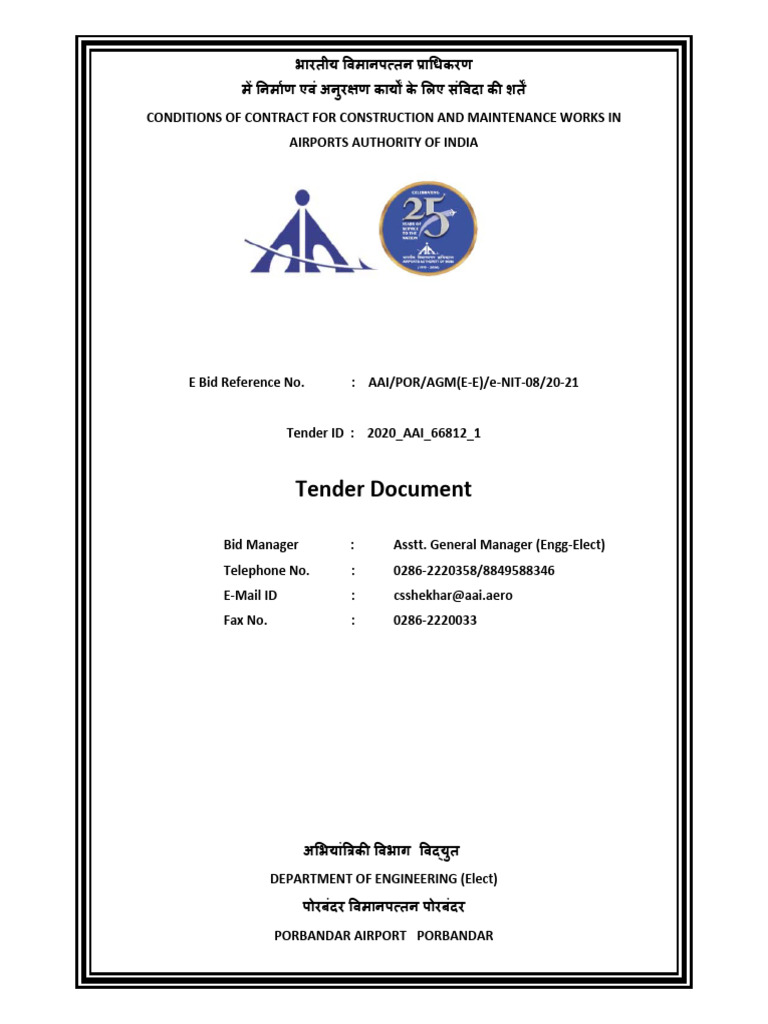 Tender | PDF