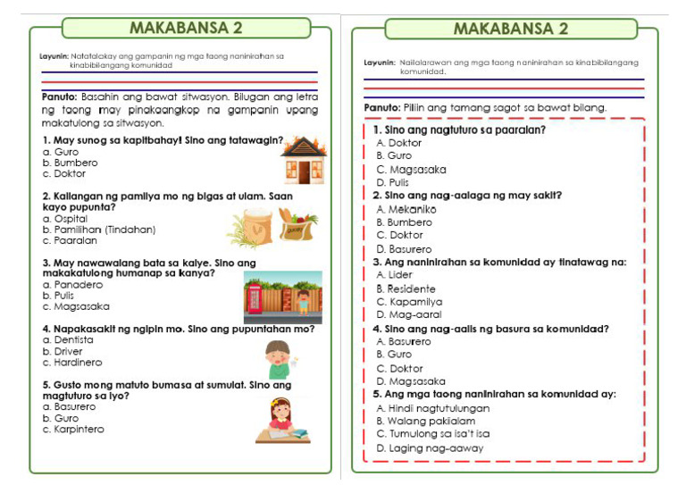 Mga Taong Nagbibigay NG Serbisyo | PDF