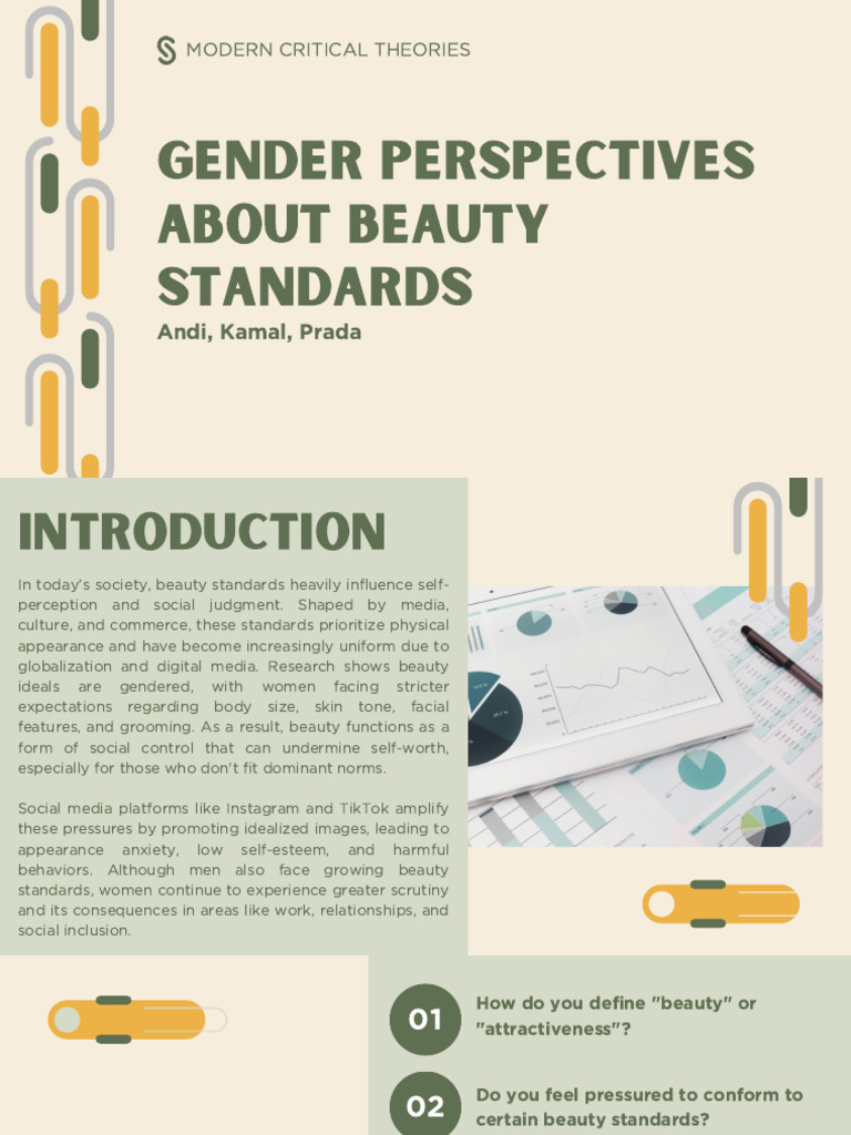Gendered Beauty Standards and Self-Esteem | PDF | Beauty | Physical ...