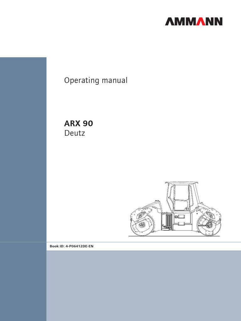 Ammann Om Arx 90 | PDF | Air Conditioning | Engines