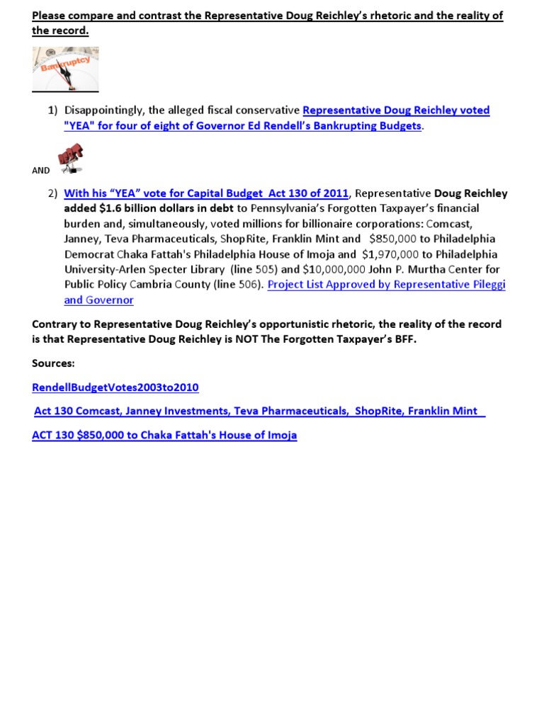 Rhetoric Record Doug Reichley | PDF | Law