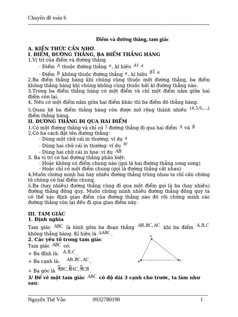 Diem Va Duong Thang 123 | PDF