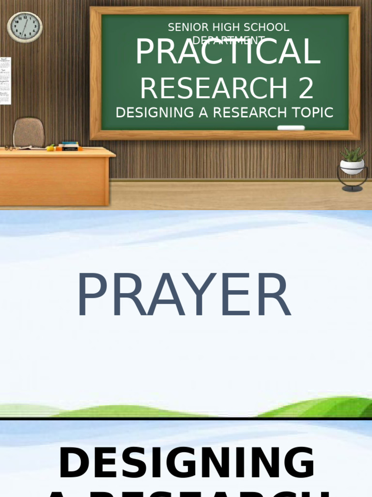 Week 4 5 PR2 Designing A Research Topic | PDF | Scientific Method | Science