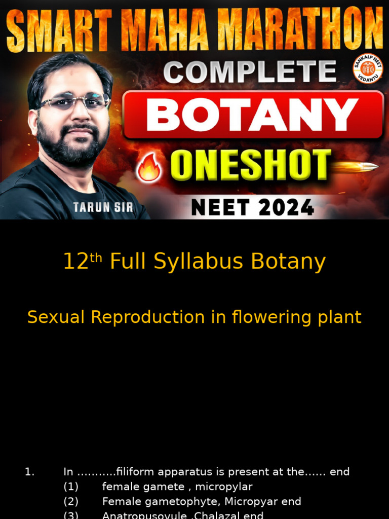 12th Full Botany | PDF | Dominance (Genetics) | Dna