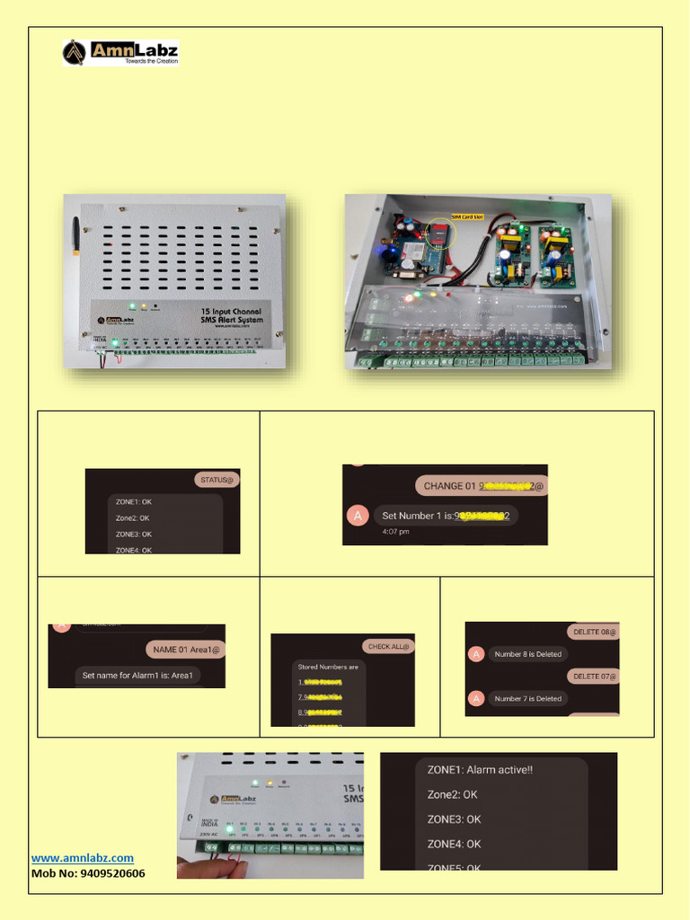Manual Sms Board | PDF