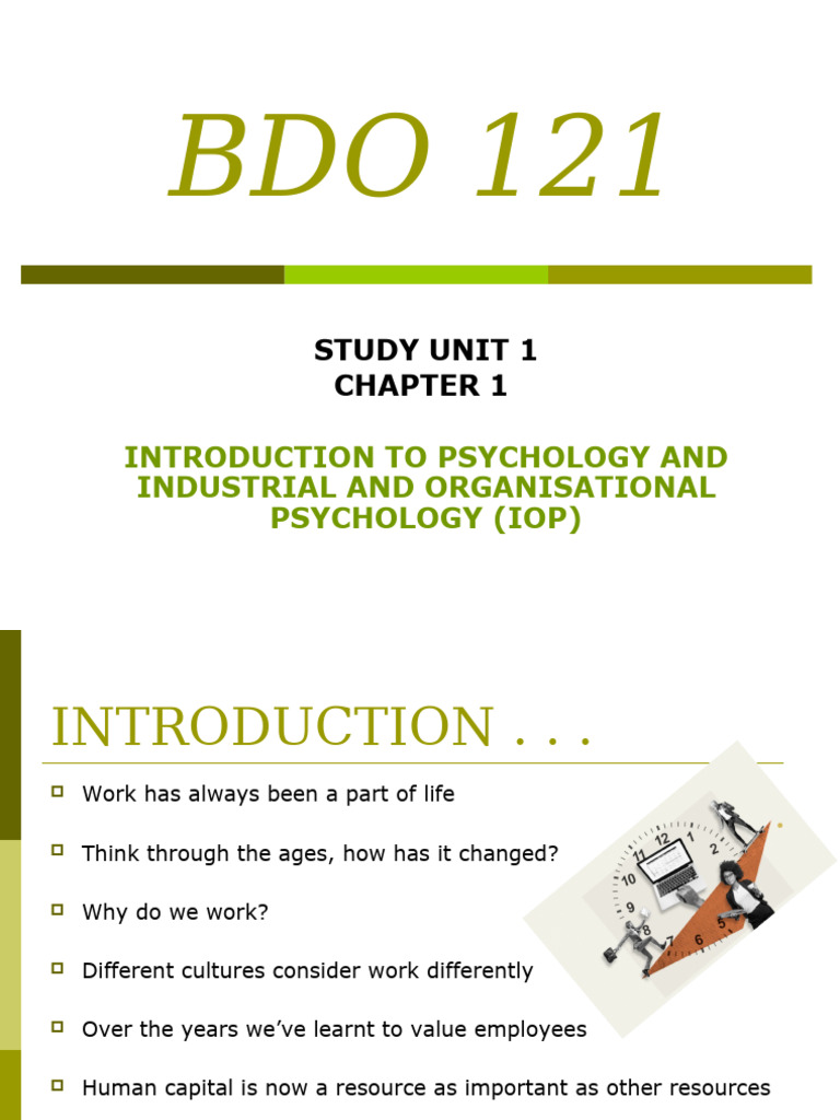 Introduction to IOP and 4IR Impact | PDF | Psychology | Industrial And ...