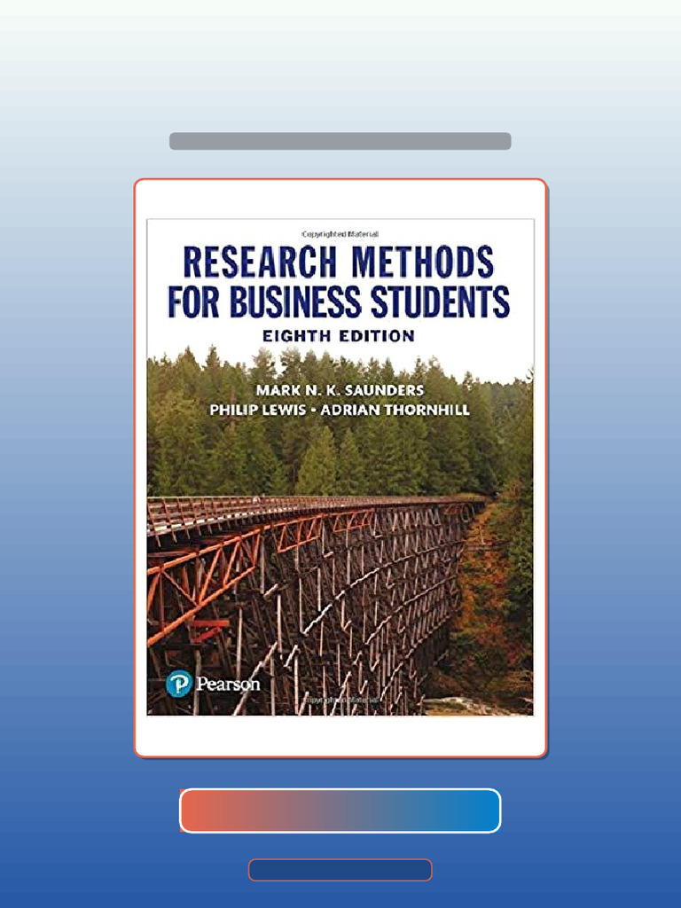 Research Methods For Business Students 8th Edition by Mark N K Saunders ...