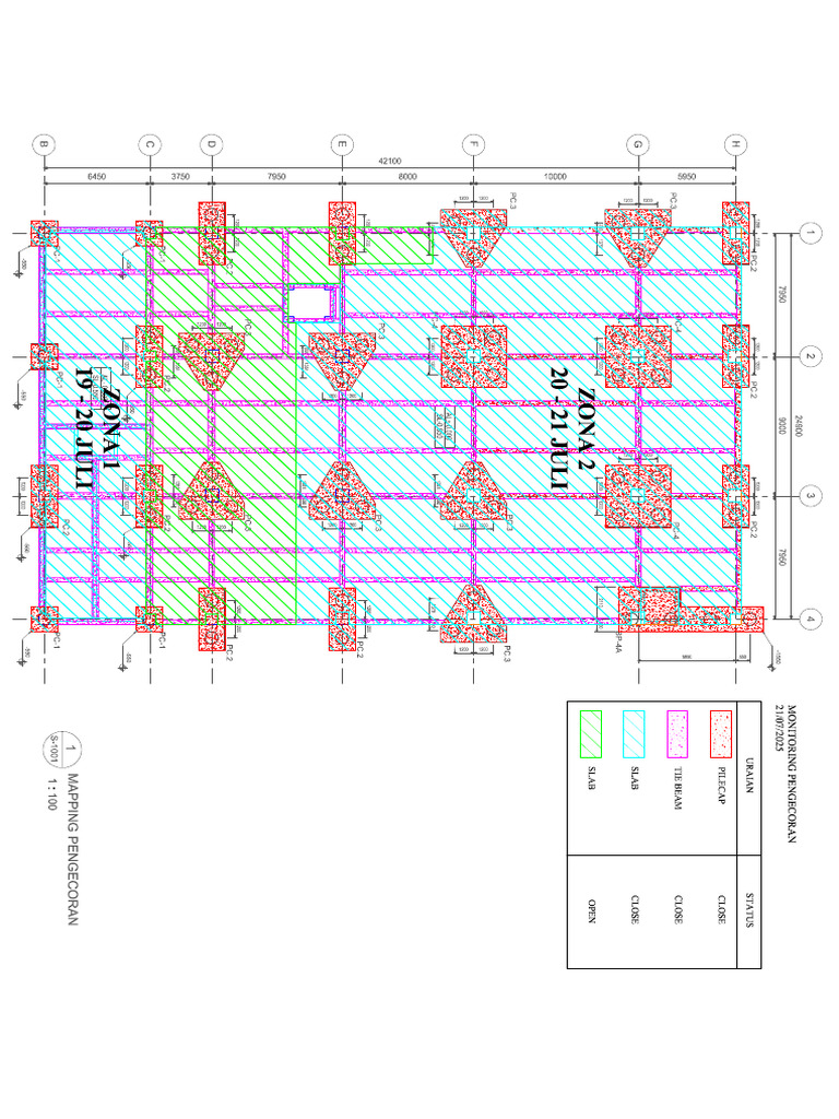 Mapping Pengecoran 2107 | PDF