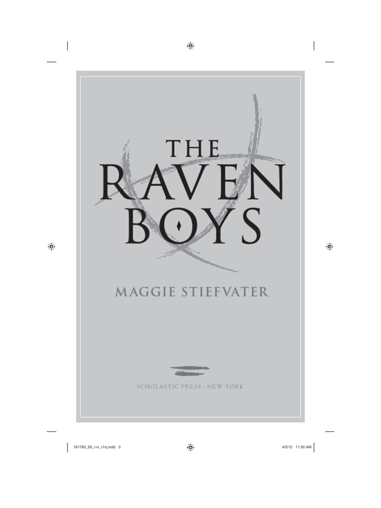 'Ravenboys' by Maggie Stiefvater - Chapter Tease | PDF