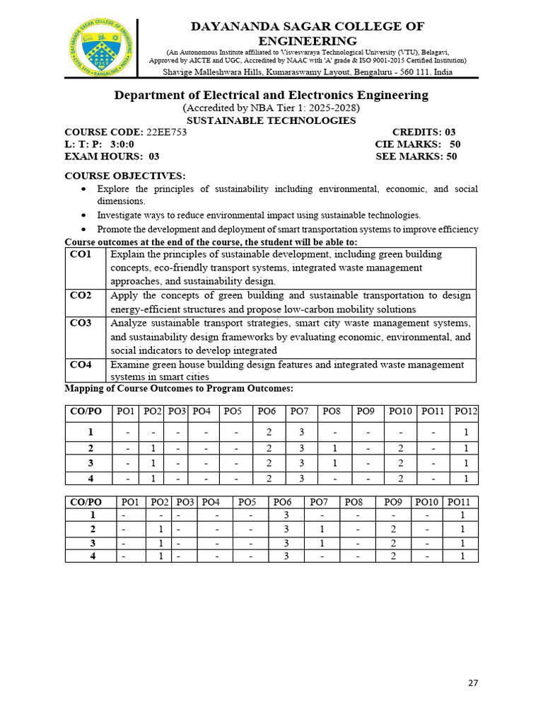 7th Sem Electives Syllabus Merged | PDF | Relational Model | Relational Database