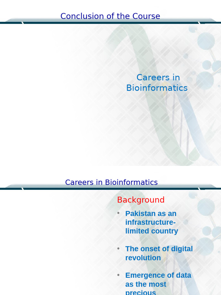 150.careers in Bioinformatics | PDF
