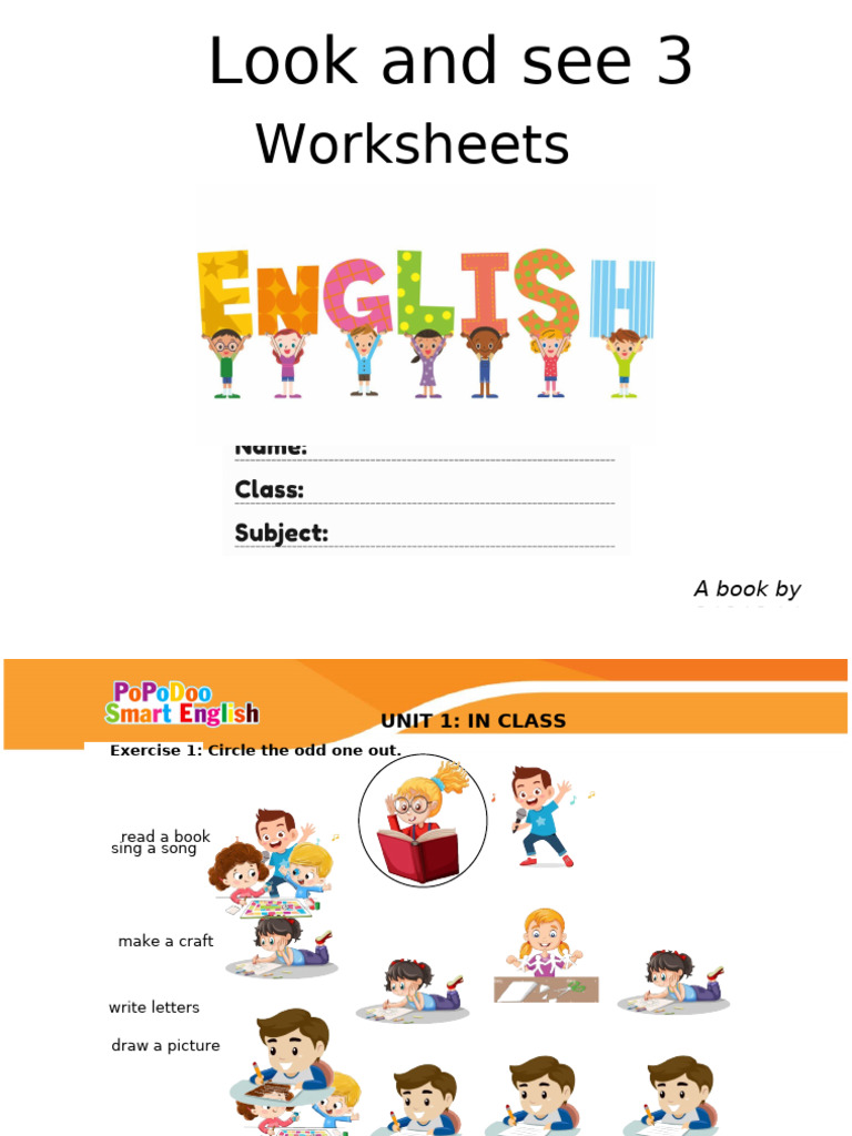 Look and See 3 Worksheets | PDF
