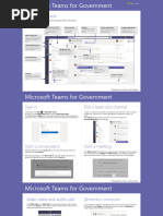 Microsoft Teams Cheat Sheet | PDF | Button (Computing) | Control Key