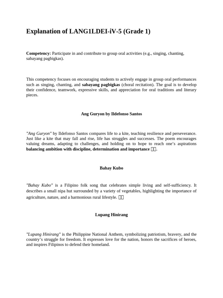 Ang Guryon by Ildelfonso Santos | PDF