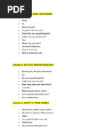 1000 Basic English Questions and Answers | PDF | Cuisine