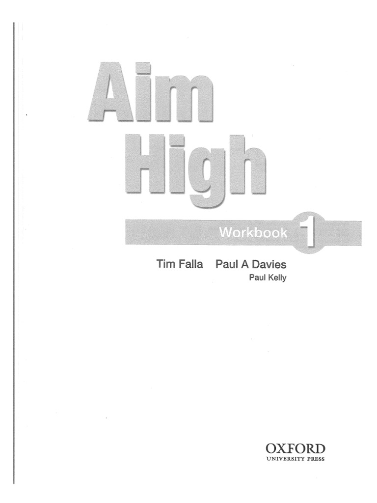 Oxford Aim High 1 Work Book | PDF