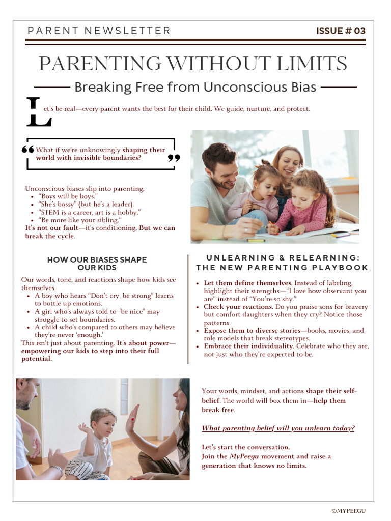 PARENT NEWSLETTER - Parenting Without Limits | PDF | Parenting ...