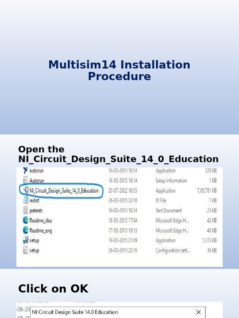 Multisim14 Installation Procedure | PDF