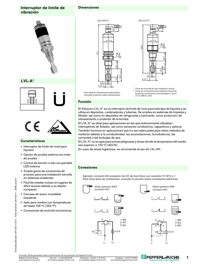 Vibracon Mini LVL A Es | PDF | Corriente continua | Electrónica