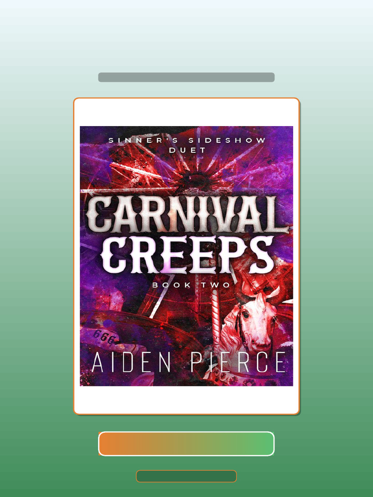 Carnival Creeps Dark Paranormal Why Choose Romance Sinners Sideshow Duet Book 2 Aiden Pierce HQ ...