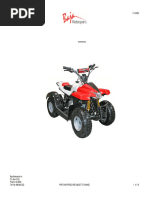 GX9 Baja CVT Systems Specification Sheet | PDF | Machines | Land Vehicles