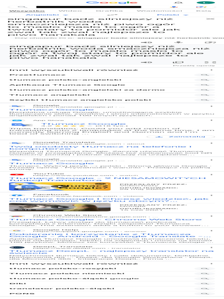 Tlumacz Google - Szukaj W Google | PDF