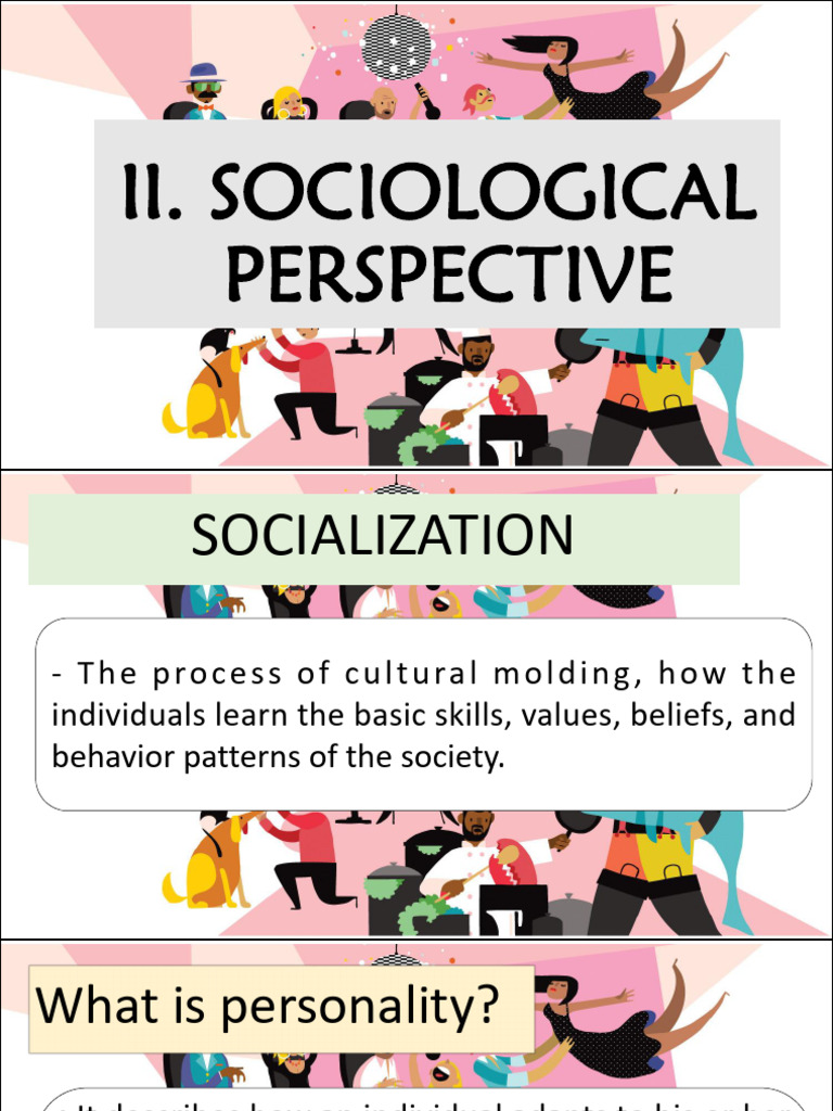 2 SOCIOLOGICAL-Perspective | PDF | Socialization | Psychology