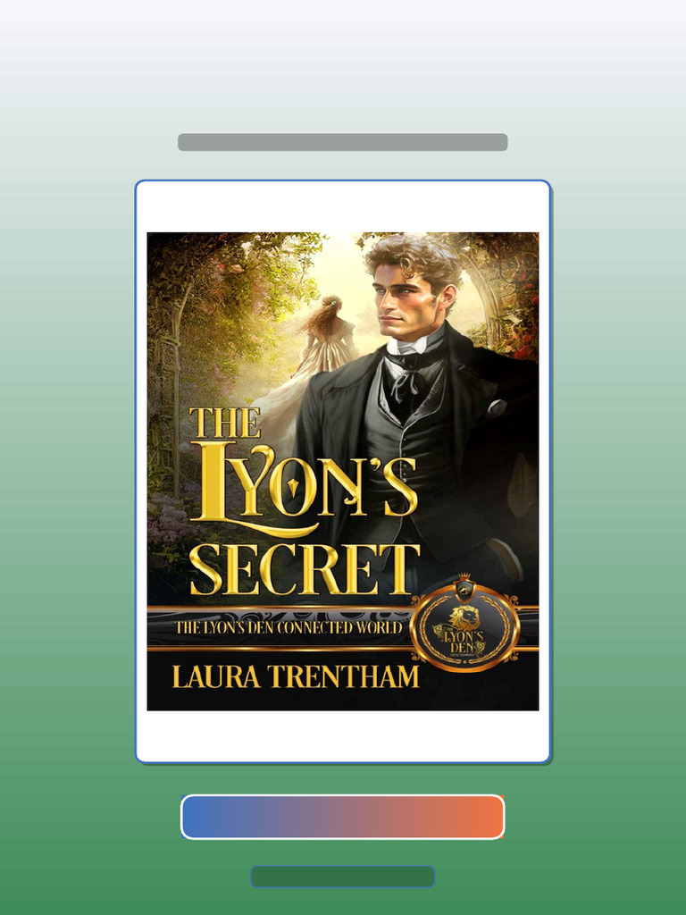 The Lyons Secret The Lyons Den Connected World Laura Trentham HQ File ...