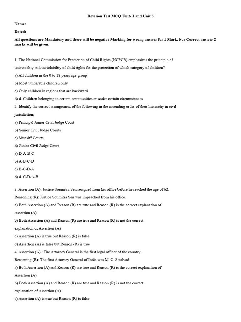 test class 12 | PDF | Public Law | Public Sphere