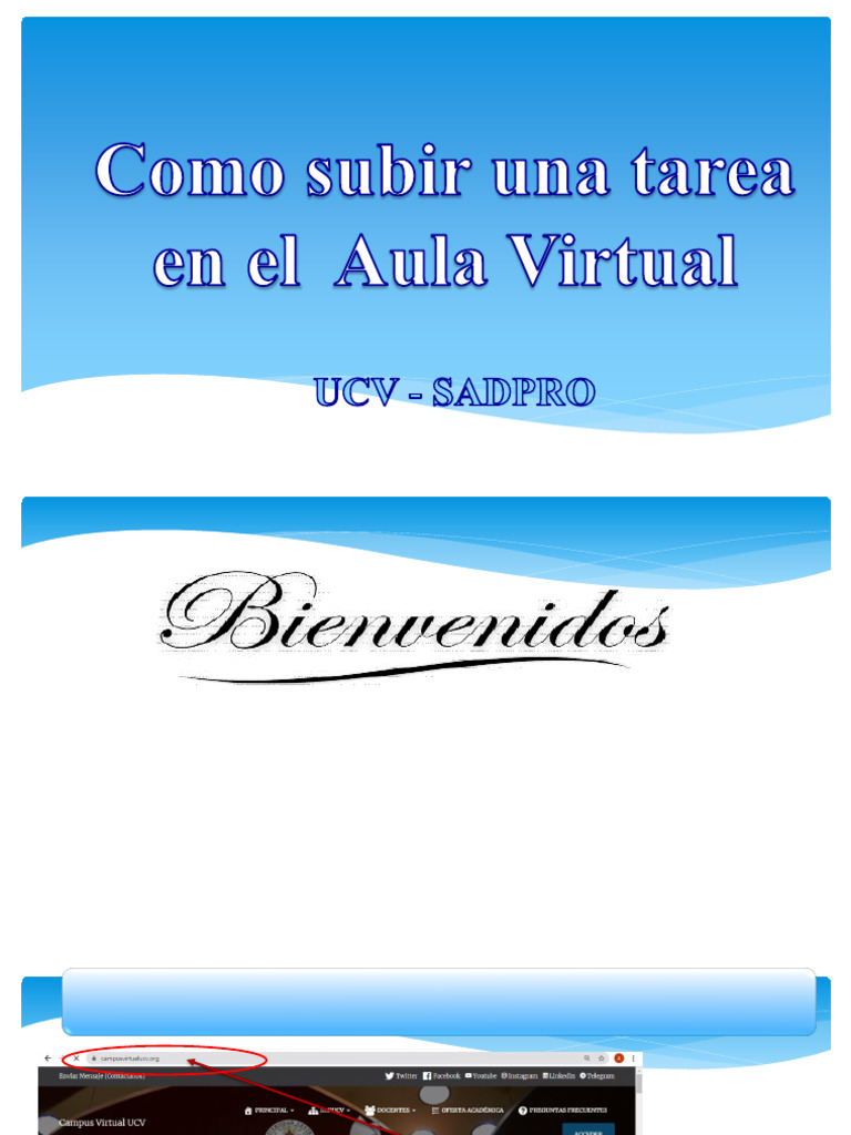 Como Subir Una Tarea Al Campus | PDF | Botón (Computación) | Contraseña