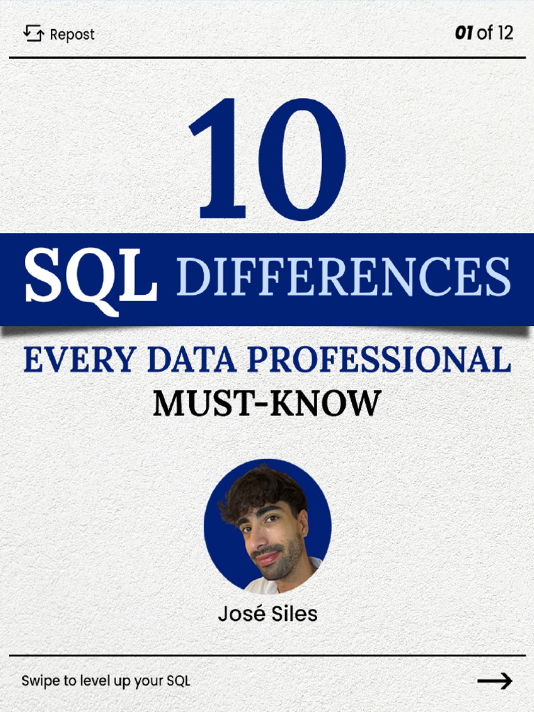 10 Must-Know SQL Differences | PDF